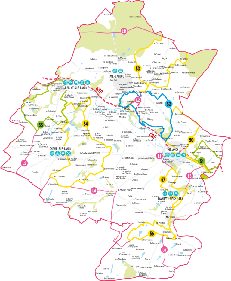 Carte touristique - Mairie de Bellevigne-en-Layon